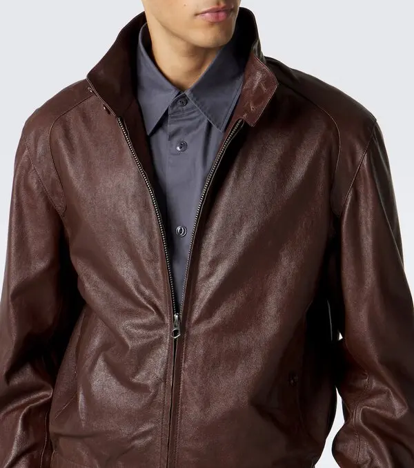 LEMAIRE Harrington Leather Jacket