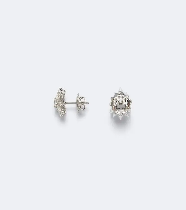 Yeprem Y-not 18kt White Gold Earrings With Diamonds