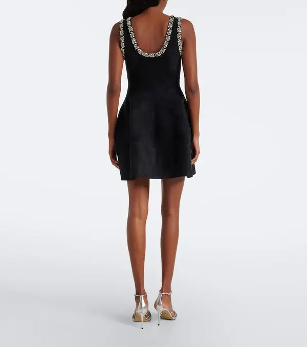 Simkhai Leona Crystal-embellished Minidress