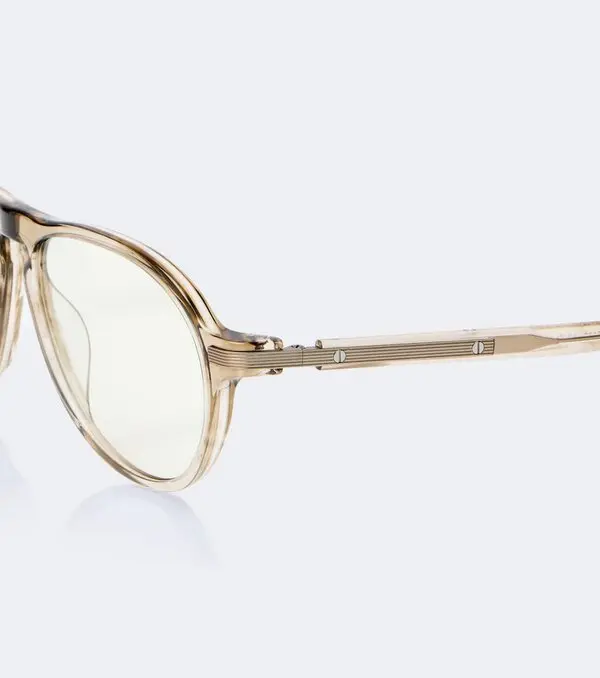 Brunello Cucinelli Sartorial Sunset Aviator Glasses