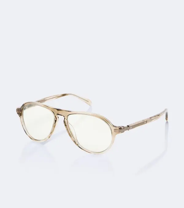 Brunello Cucinelli Sartorial Sunset Aviator Glasses
