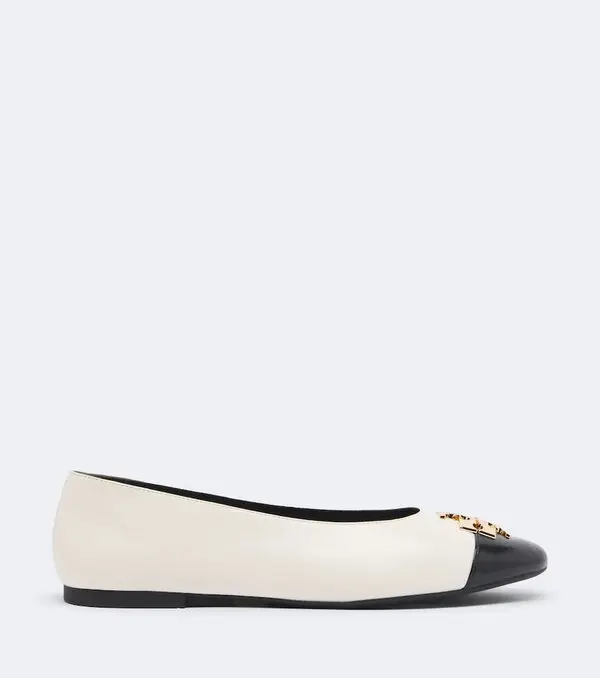 Tory Burch Charlie Leather Ballet Flats