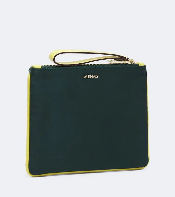 ALEMAIS Alémais Rosette Embellished Pouch