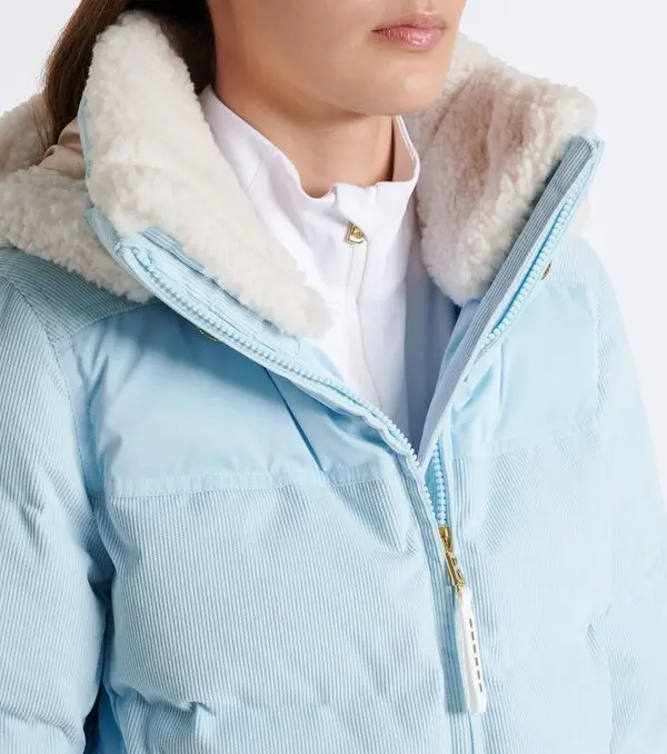 Bogner Minud Shearling-trimmed Down Ski Jacket