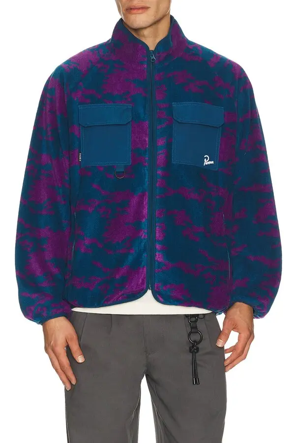 PARRA Purple Darwin Camo Fleece