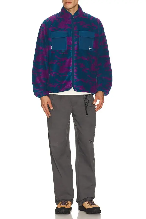 PARRA Purple Darwin Camo Fleece