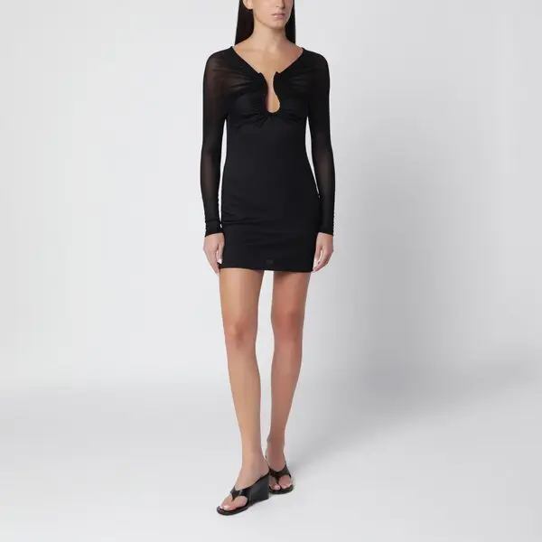 Christopher Esber Mini Dress In Viscose Jersey - Black