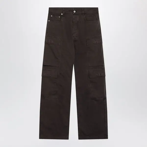 Rick Owens Double Cargo Dark Dust Jeans In Cotton - Brown