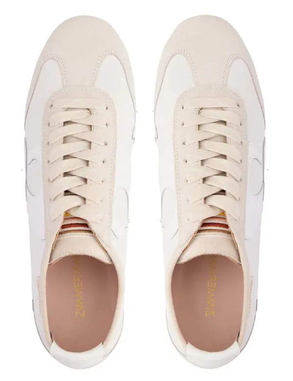 Zimmermann Zyra Low Sneaker - Milk
