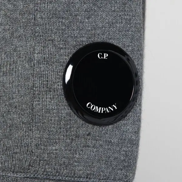 C.P. COMPANY Grey Wool-blend Sweater