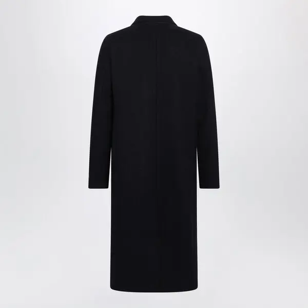 Prada Double-breasted Virgin Wool Overcoat