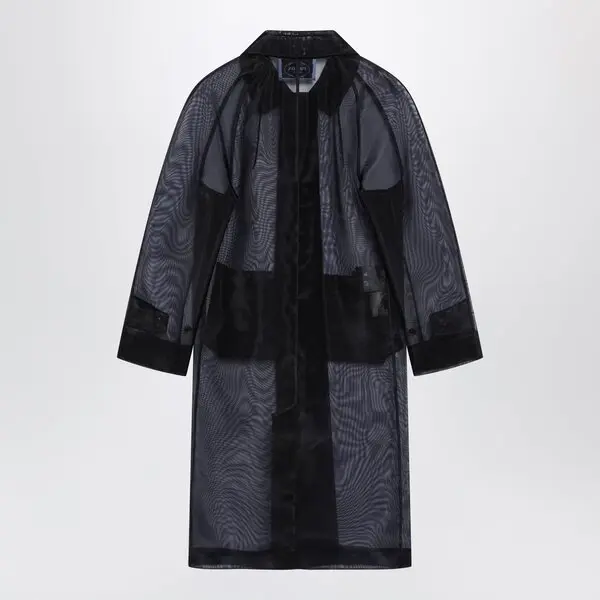 Prada Single-breasted Overcoat In Crinoline