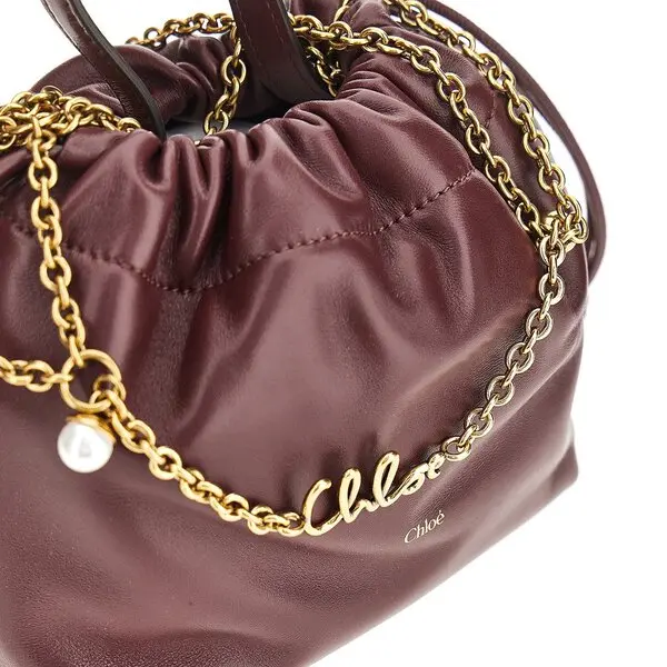 Chloé Icons' Leather Mini Bag With Chain