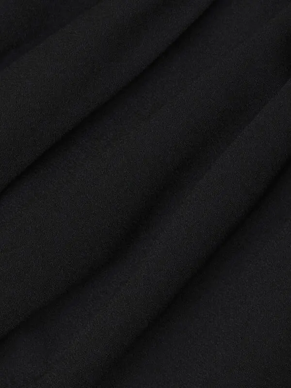 Aidan Mattox Crepe Jersey One-shoulder Midi-dress