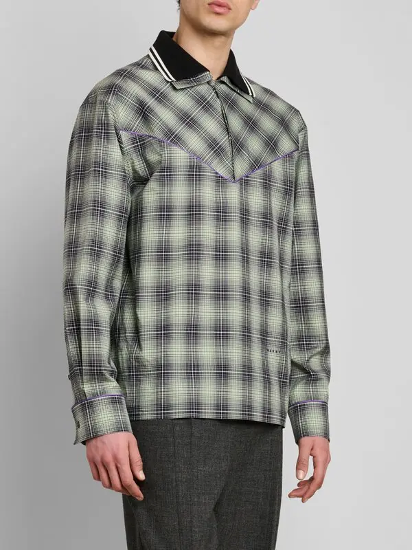 Marni Check Cotton Poplin Shirt
