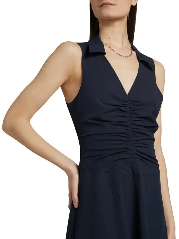 Cinq À Sept Kilda Ruched Midi-dress