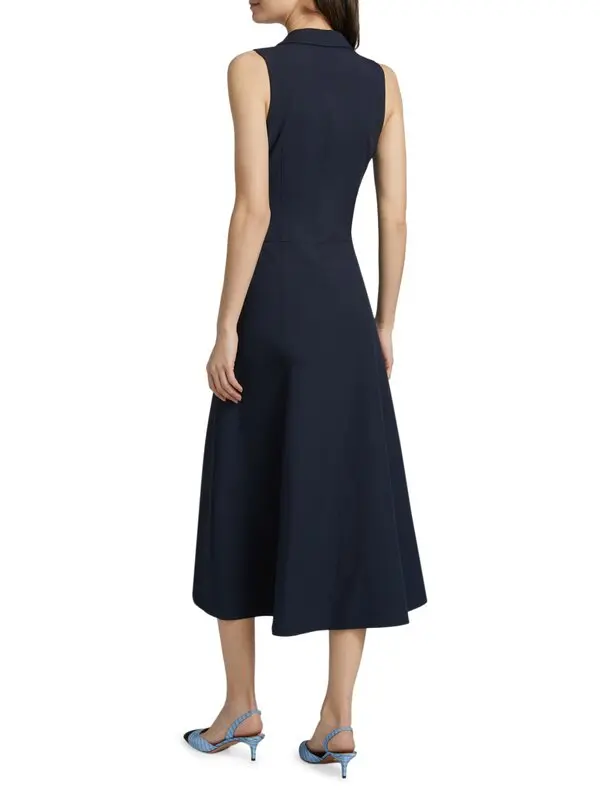 Cinq À Sept Kilda Ruched Midi-dress