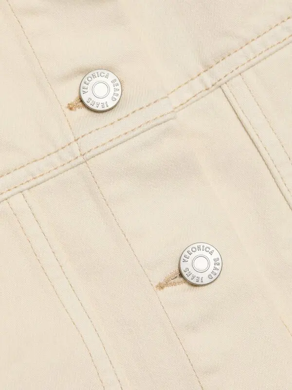 Veronica Beard Malcom Slub Denim Short-sleeve Jacket