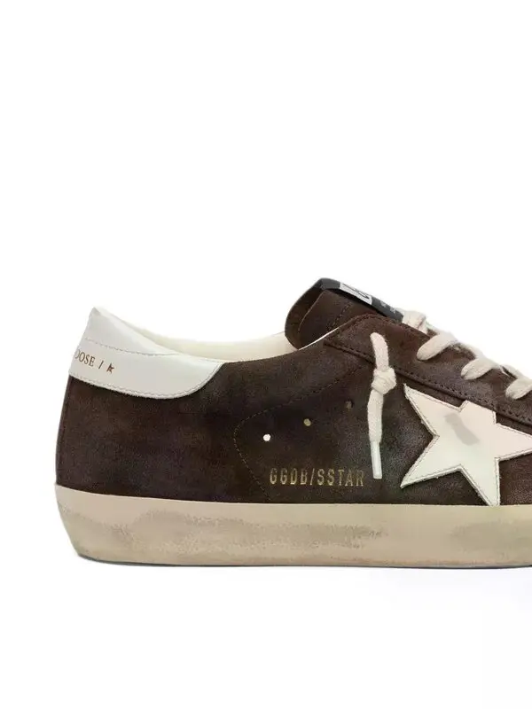 GOLDEN GOOSE Super-star In Suede With White Star Sneakers