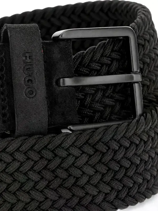Hugo Braided Buckle-fastening Belt