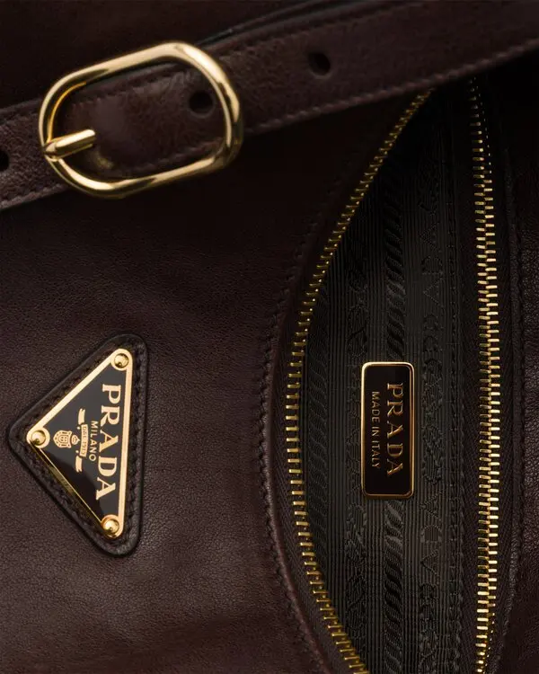 Prada Aimée Large Nappa Leather Bag