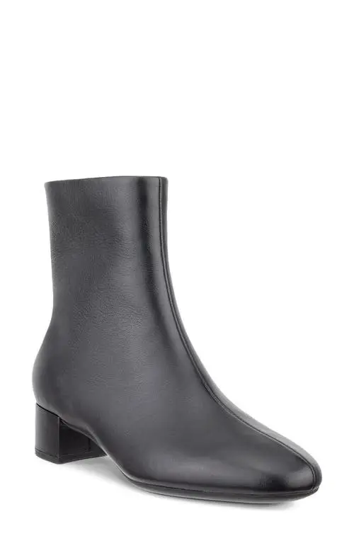 Ecco Liva Leather Bootie - Black