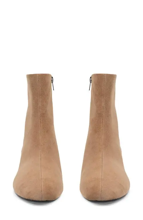 Ecco Liva Leather Bootie - Camel