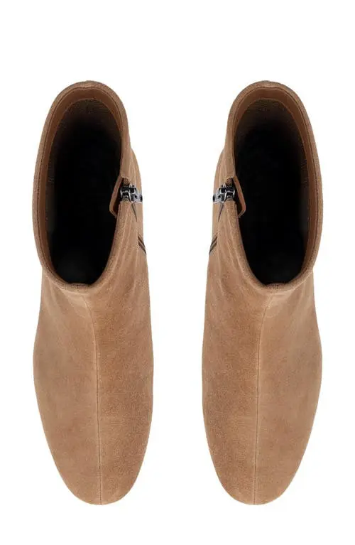 Ecco Liva Leather Bootie - Camel
