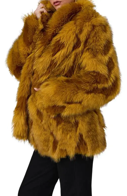 MARCIANO Narnia Faux Fur Jacket - G296-open