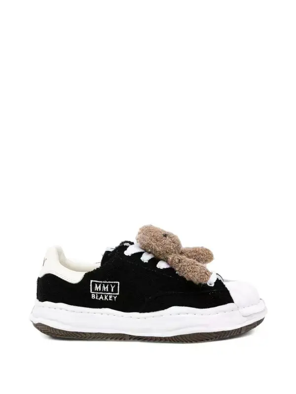 Mihara Yasuhiro X Pink House Blakeyog Sole Chenille Embroidey Low-top Sneaker - Black