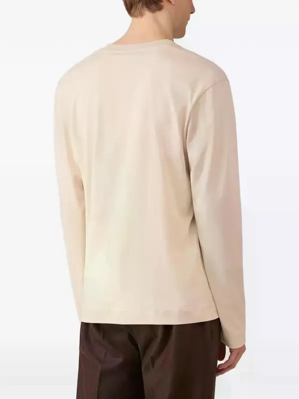 Sunspel Heavyweight Long-sleeve T-shirt - Neutrals