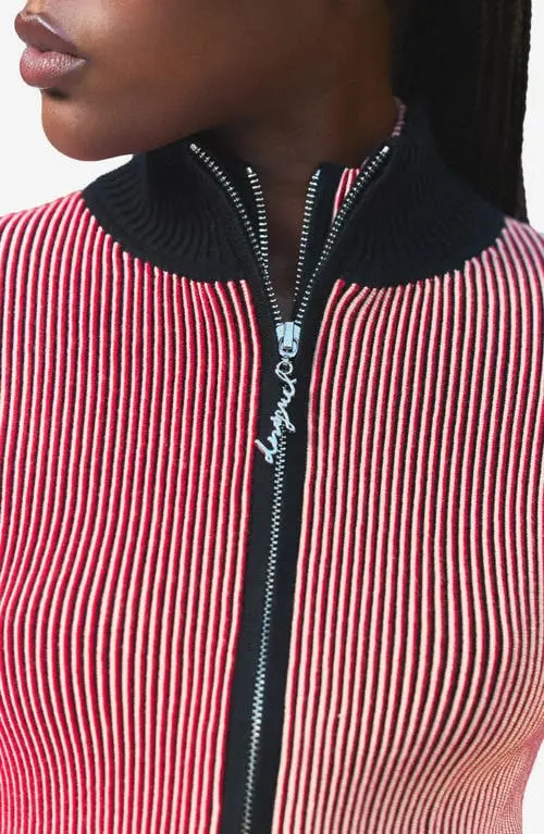 Desigual Ribbed Zip Sweater