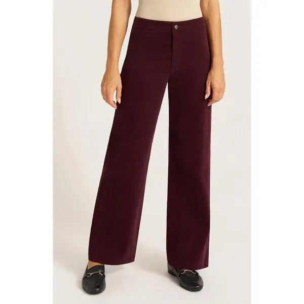 Matty M. Pippa Corduroy Straight Leg Pants - Fig