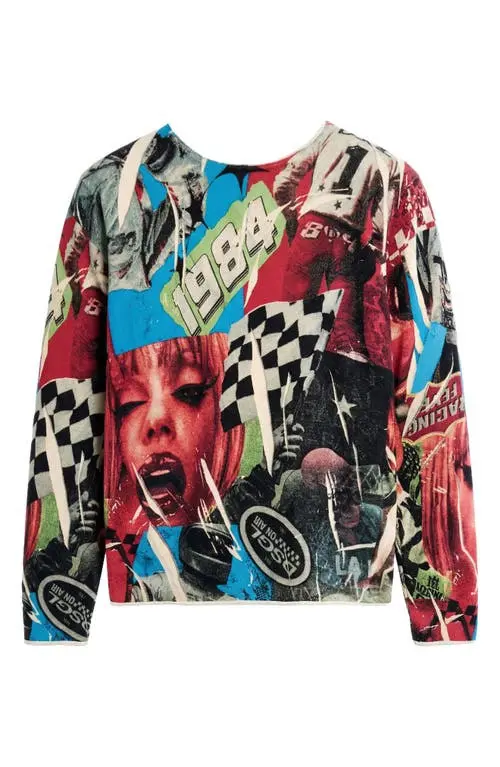 Desigual Collage Print Graphic Sweatshirt