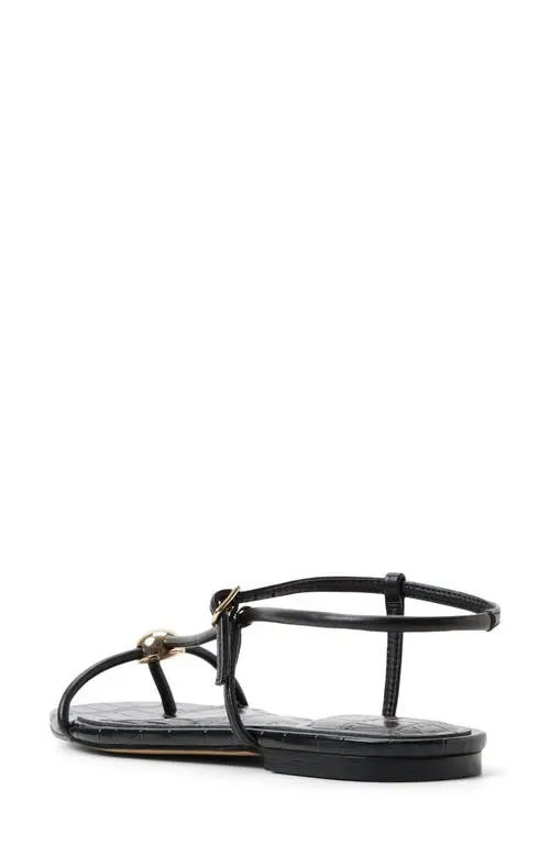 Aldo Zaelle Flat Sandal - Black