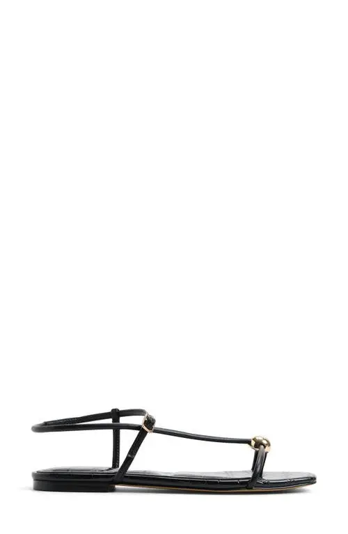 Aldo Zaelle Flat Sandal - Black
