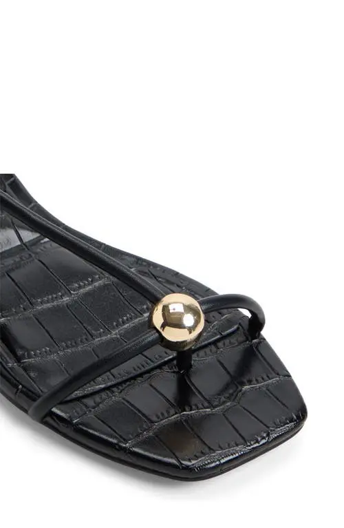 Aldo Zaelle Flat Sandal - Black
