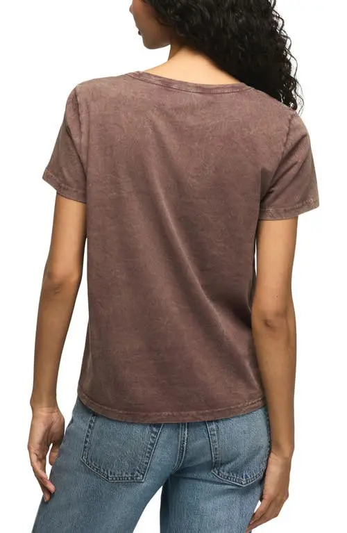 Lucky Brand Floral Skull Icon Classic Crewneck T-shirt