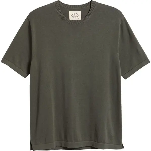ALEX CRANE Lolo Organic Cotton Sweater Tee - Juniper