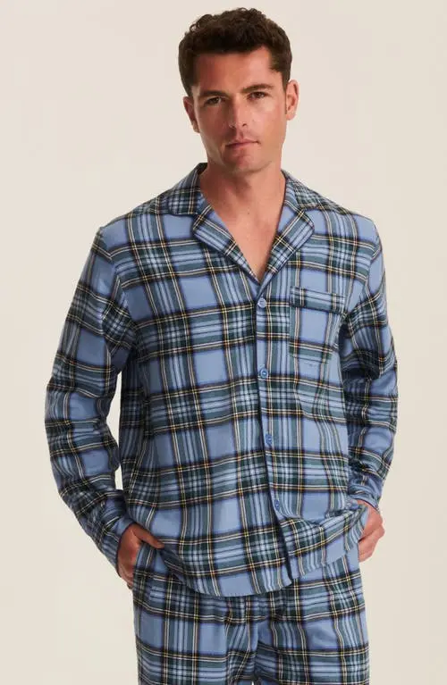 PETITE PLUME Plaid Cotton Twill Pajama Set