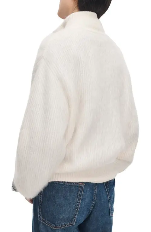 Rag & Bone Jada Brushed Cashmere Full Zip Cardigan
