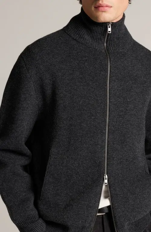Vince Double Air Knit Full Zip Cardigan