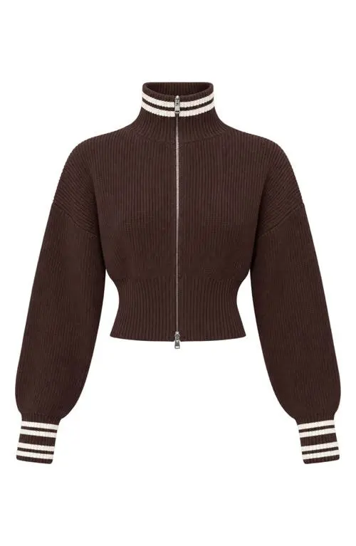 Abrand Denim Royale Full Zip Sweater