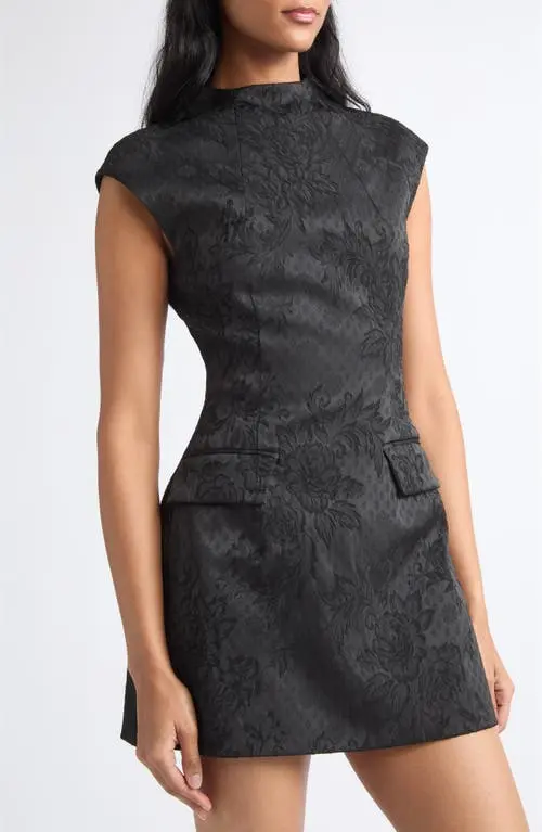 Veronica Beard Haworth Floral Jacquard Minidress