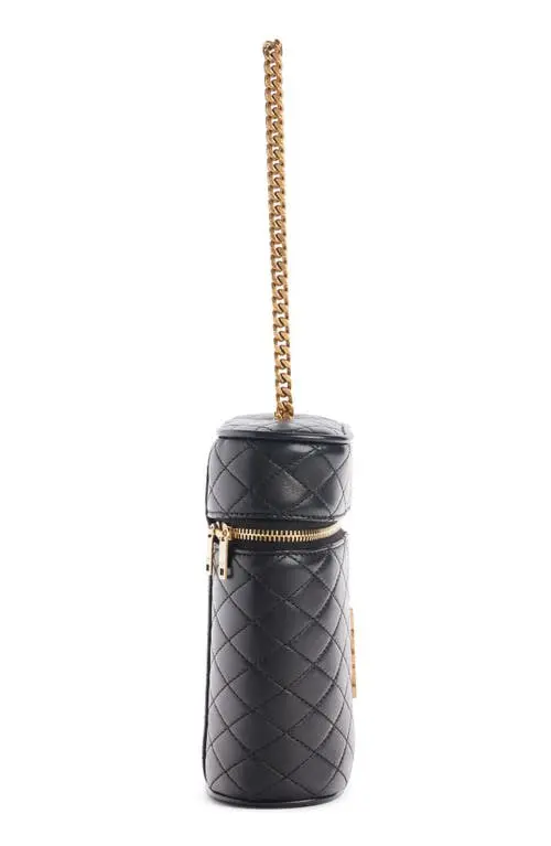 Saint Laurent Gaby Leather Vertical Vanity Bag
