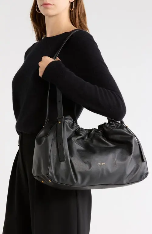 Rag & Bone Ludlow Suede Satchel - Bla