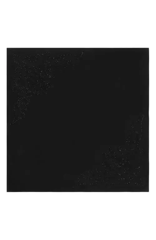 Zadig&Voltaire Blondie 85 Strass Western Silk Scarf - Black