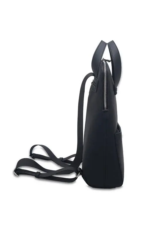 CAMPO MARZIO ROMA 1933 Shelby Backpack With Zip Closure And Flat Pocket - Black