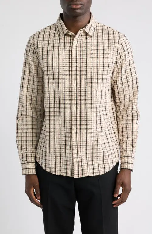 WAX LONDON Shelly Long Sleeve Dobby Check Shirt
