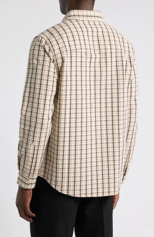 WAX LONDON Shelly Long Sleeve Dobby Check Shirt
